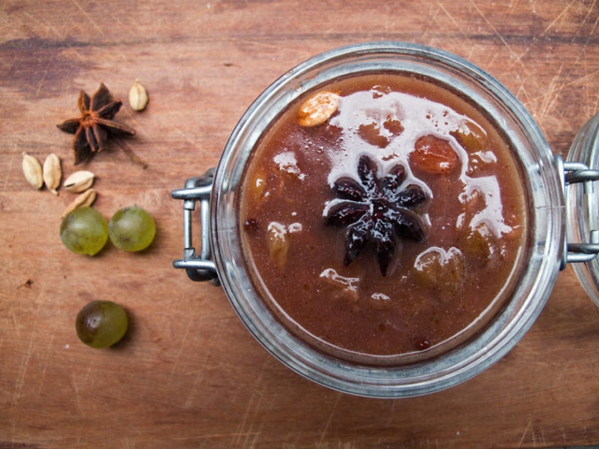 Recette de chutney de raisin sucré et épicé