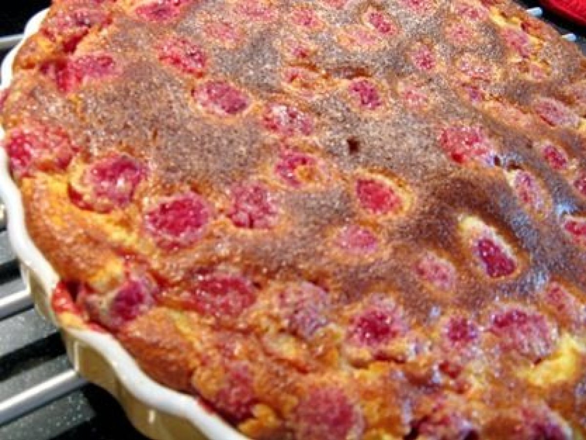Recette de clafoutis aux framboises ultra rapide