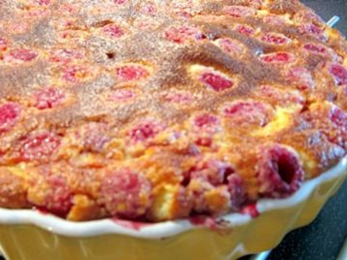 Recette de clafoutis aux framboises ultra rapide