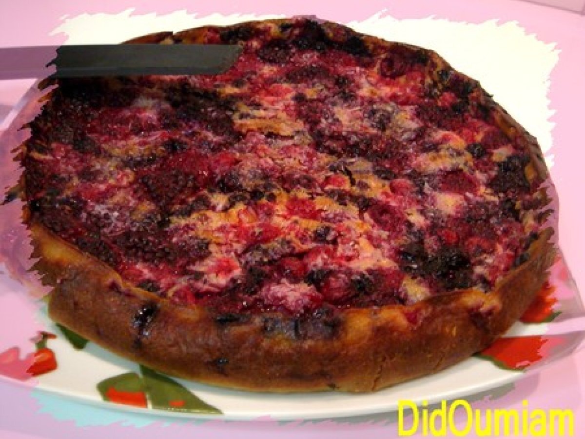 Recette de clafoutis aux fruits rouges et cerises
