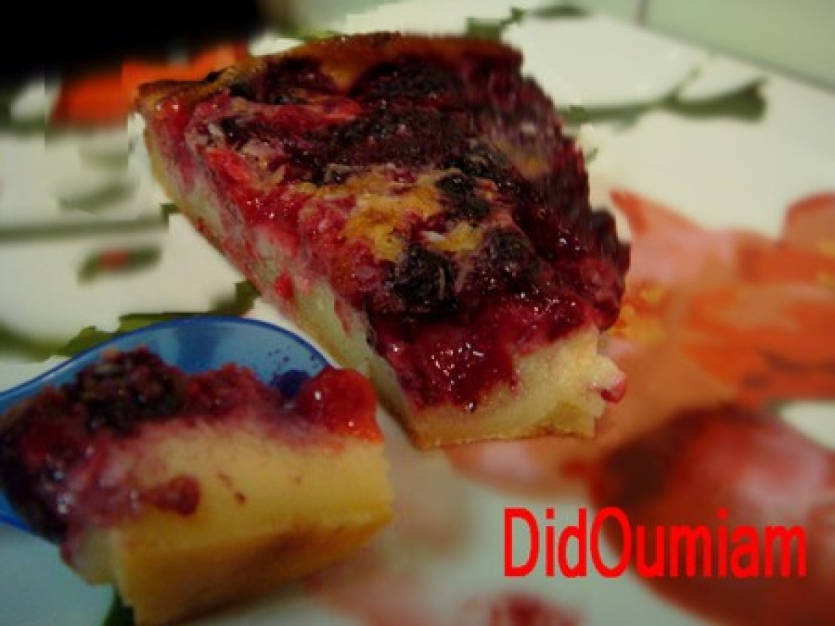 Recette de clafoutis aux fruits rouges et cerises