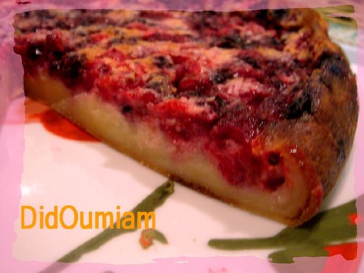 Recette de clafoutis aux fruits rouges et cerises