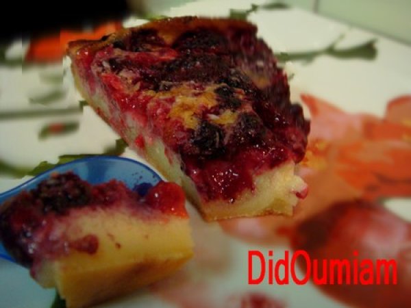Recette de clafoutis aux fruits rouges et cerises