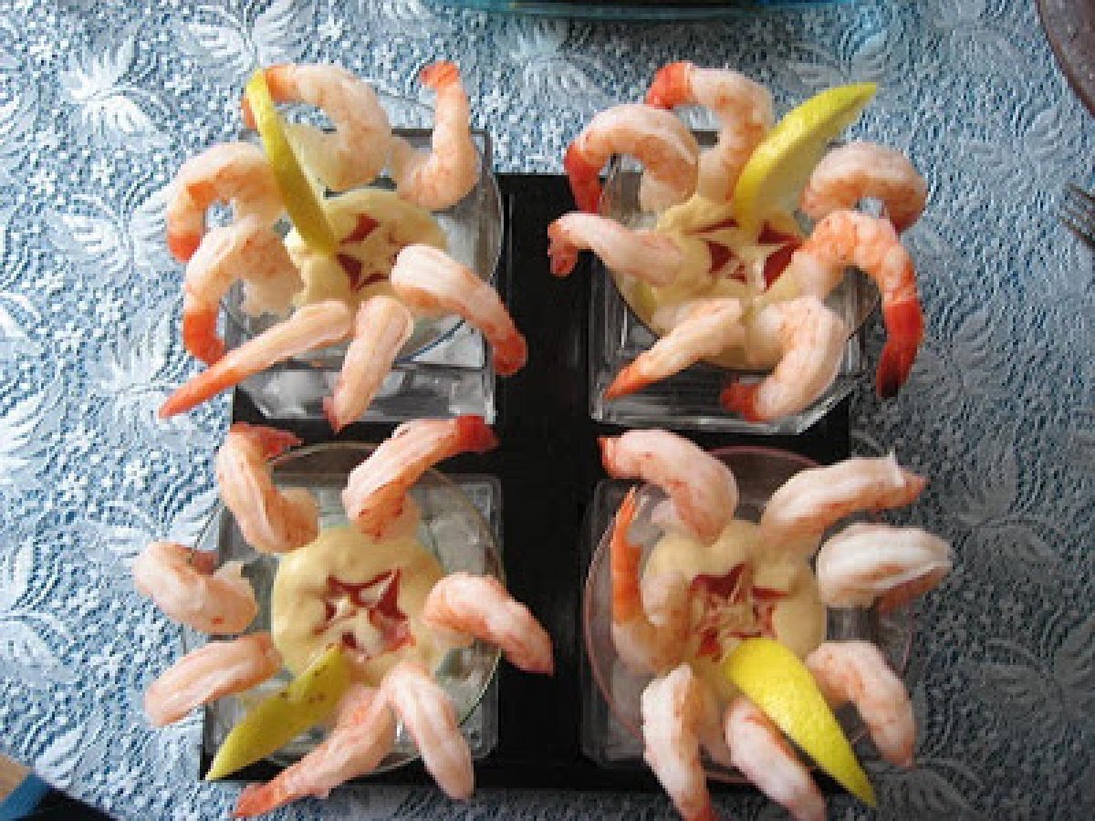 Recette de cocktail de crevettes savoureux et frais