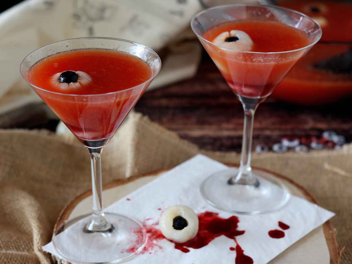 Recette cocktail sanglant halloween à partager sans alcool