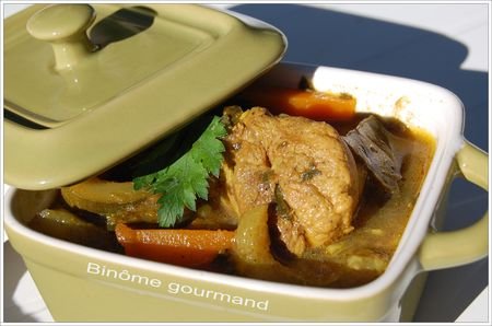 Recette de colombo de porc créole savoureuse