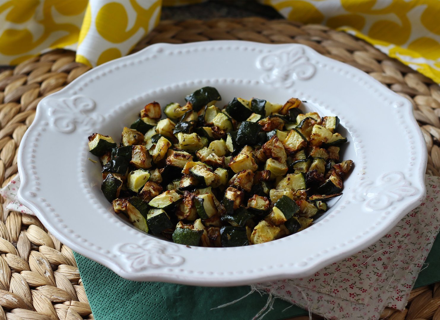 Recette : cuisson des courgettes à l'airfryer