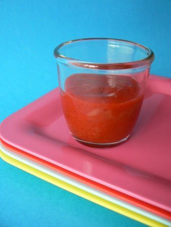 Recette de compote de fraises et rhubarbe maison