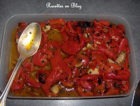 Compotee de poivrons au four - Recette Ptitchef