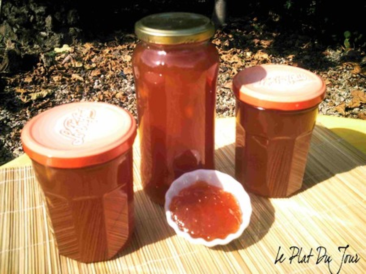 Recette de confiture de raisins aux pommes