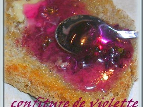 Recette de confiture et sirop de violette