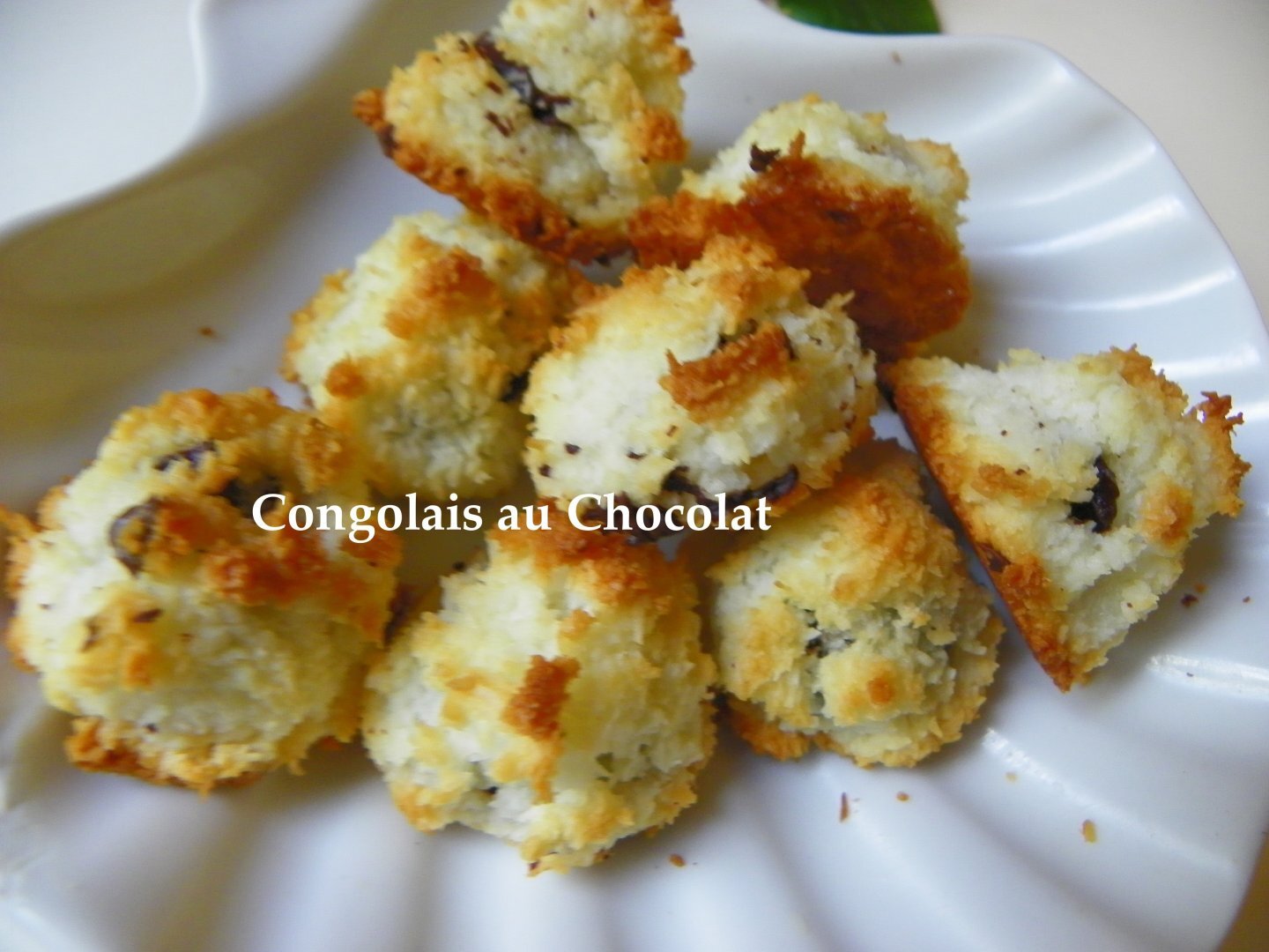 Congolais au chocolat - recette inédite - Recette Ptitchef