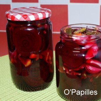 Recette de betteraves crues au vinaigre et épices