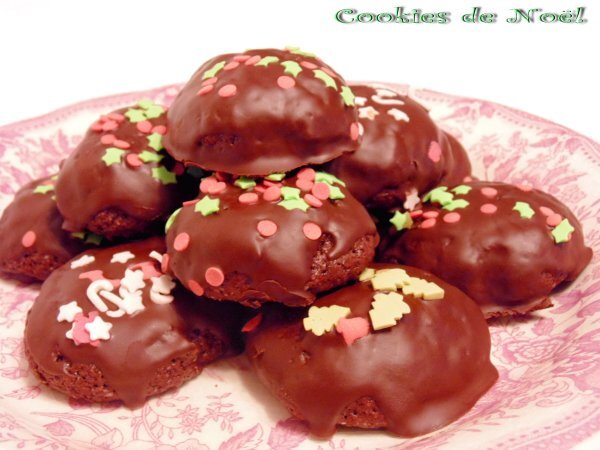 Recette de délicieux cookies de noël à partager