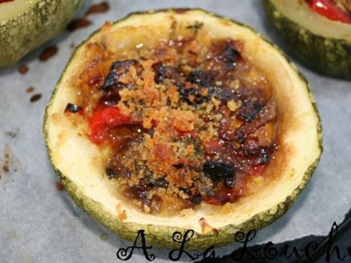 Recette de courgettes de nice farcies et gratinées