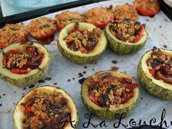 Recette de courgettes de nice farcies et gratinées