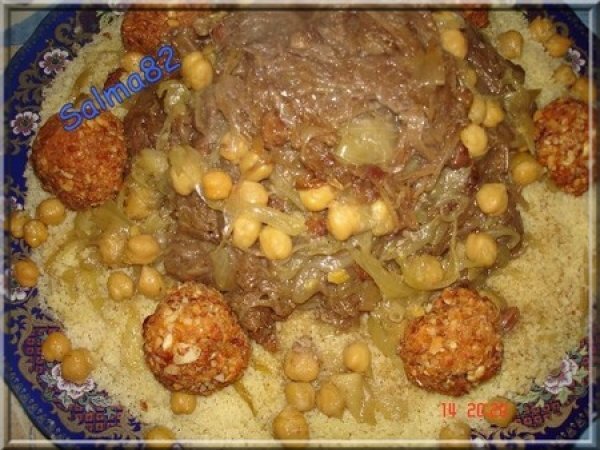 Recette de couscous tfaya traditionnel marocain