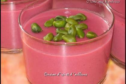 Recette de crème aux framboises délicieuse et facile