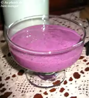 Recette de crème aux fruits rouges sans œufs ni lait