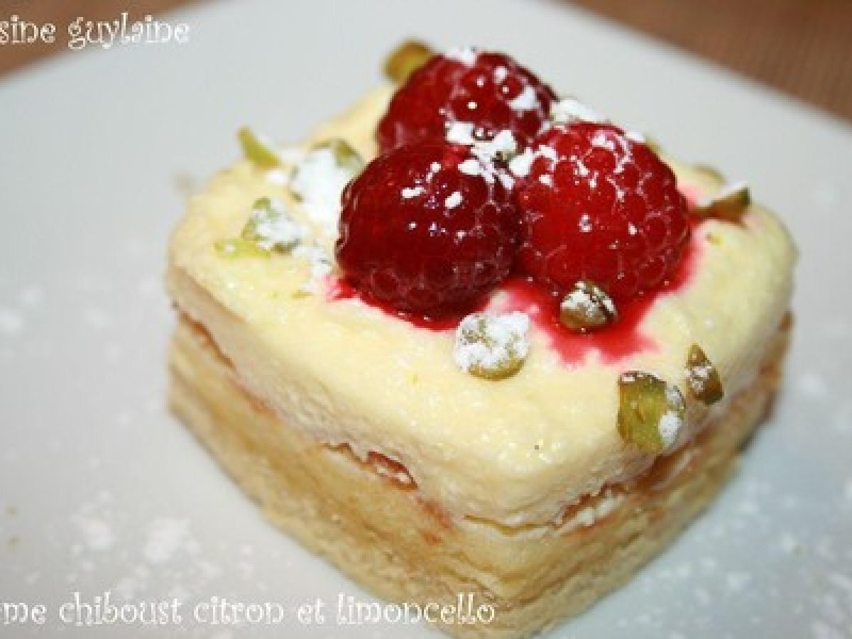 Recette de crème chiboust citron/limoncello