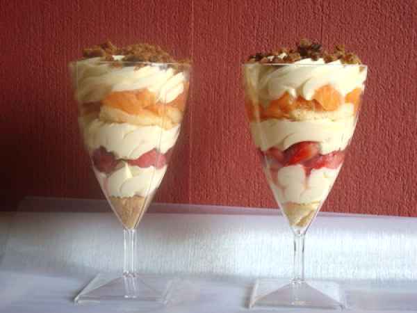 Recette de crème mascarpone aux fruits façon crumble