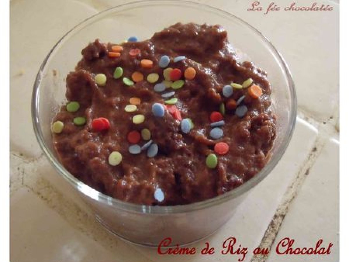 Recette de crème de riz au chocolat savoureuse