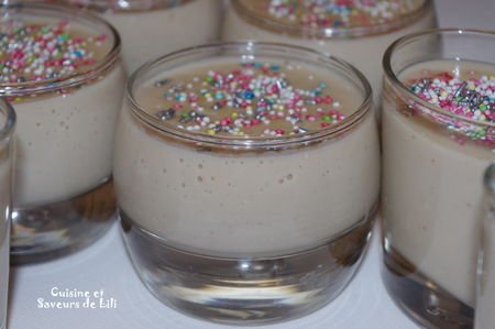Recette de crème dessert au daim et chocolat
