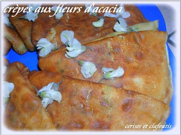 Recette de crêpes aux fleurs d'acacia délicieuses