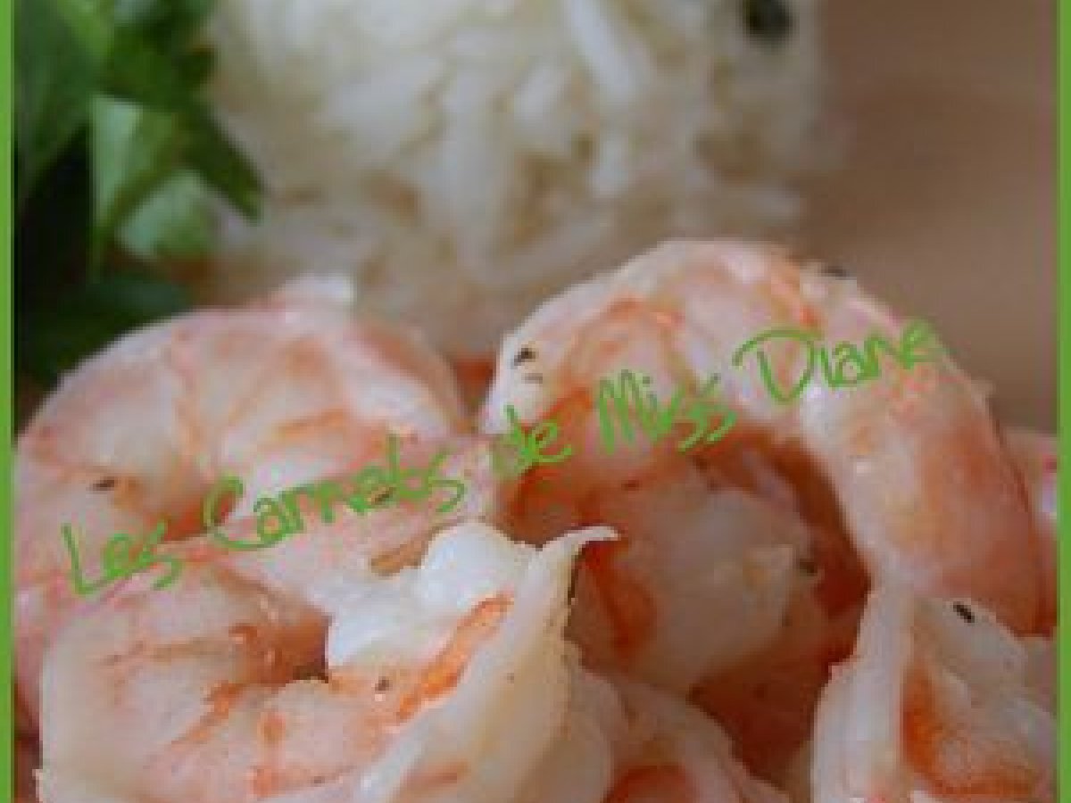 Recette de crevettes thaï au cari et lait de coco