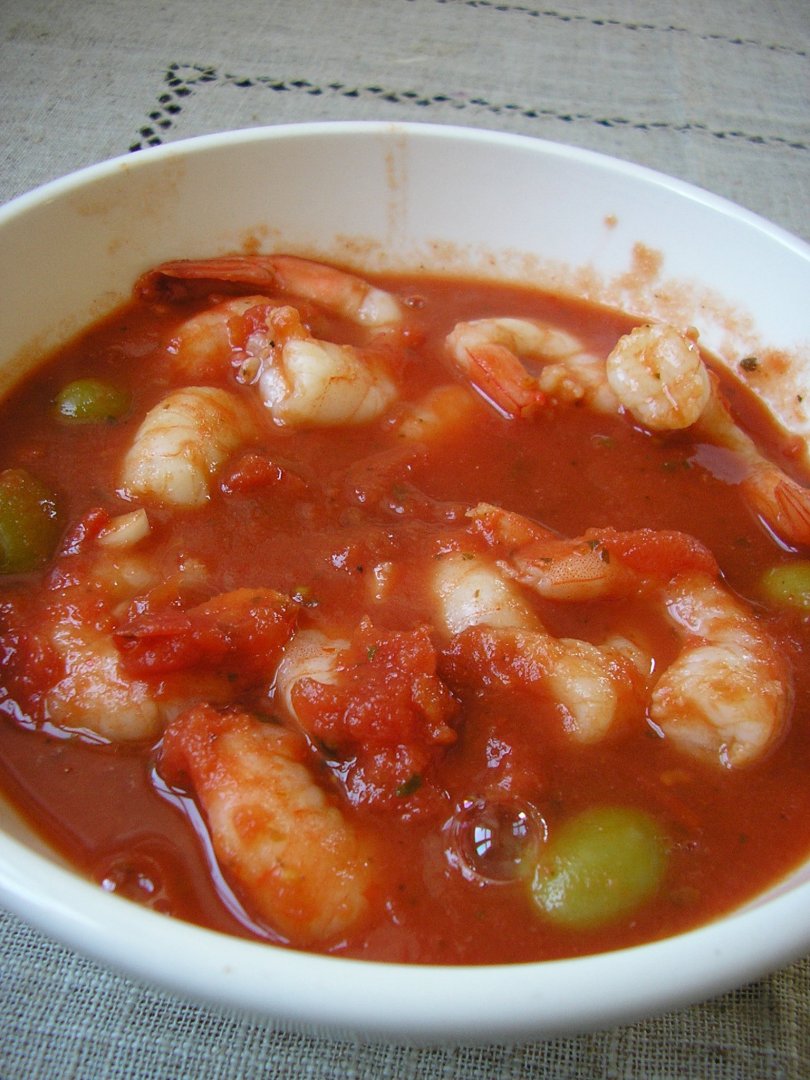 Recette de crevettes à la sauce tomate épicée