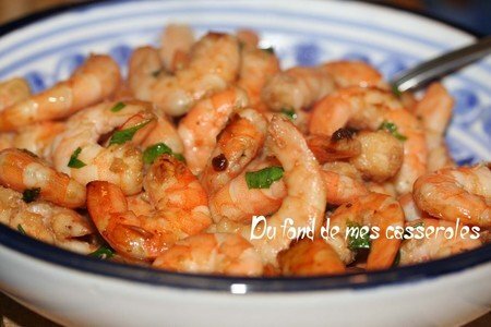 Recette de crevettes à l'ail sautées savoureuses