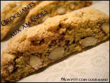 Recette de croquants aux amandes croustillants