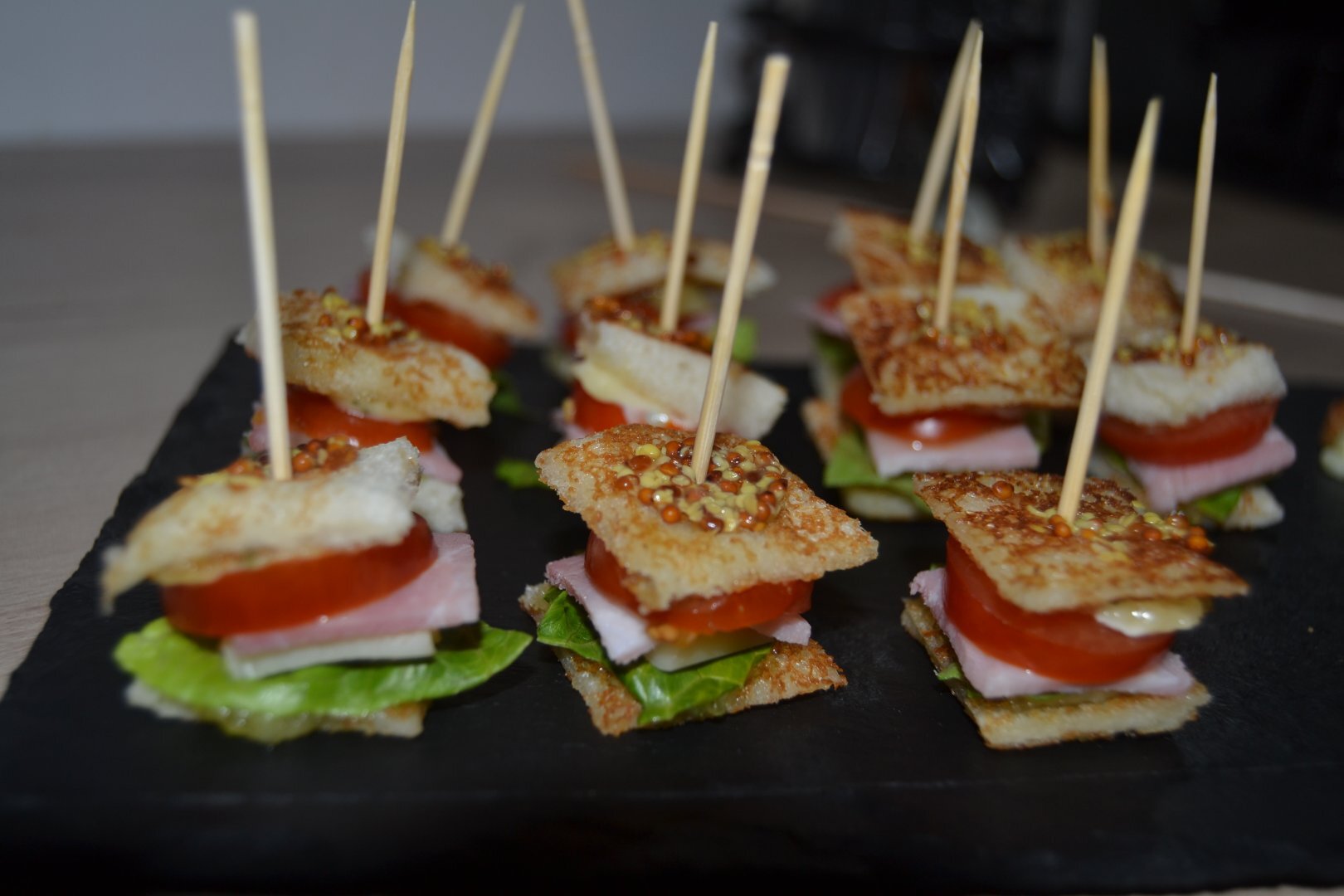 Recette de croque-bouchées façon burger facile