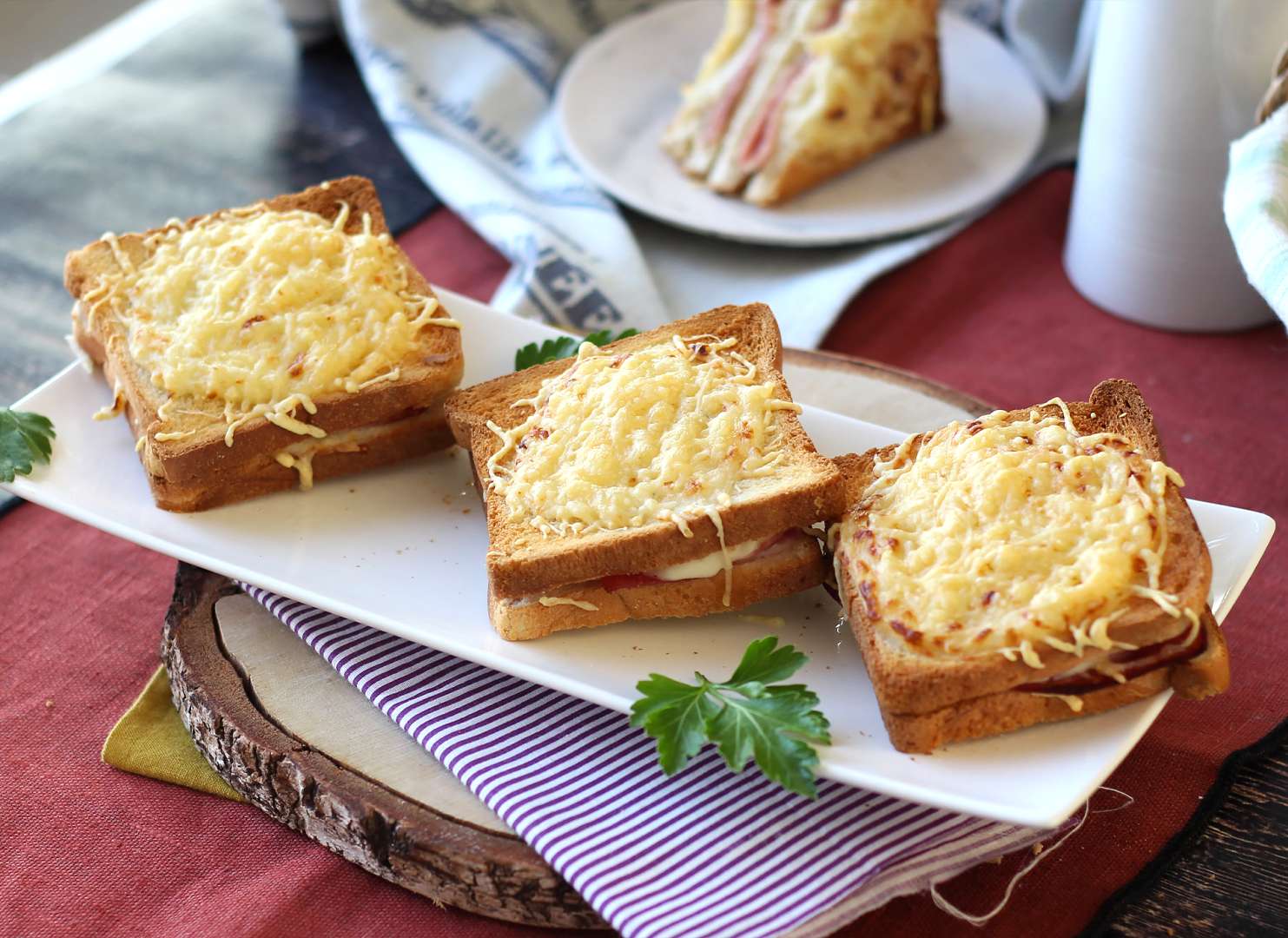 Croque monsieur au air fryer - Recette Ptitchef