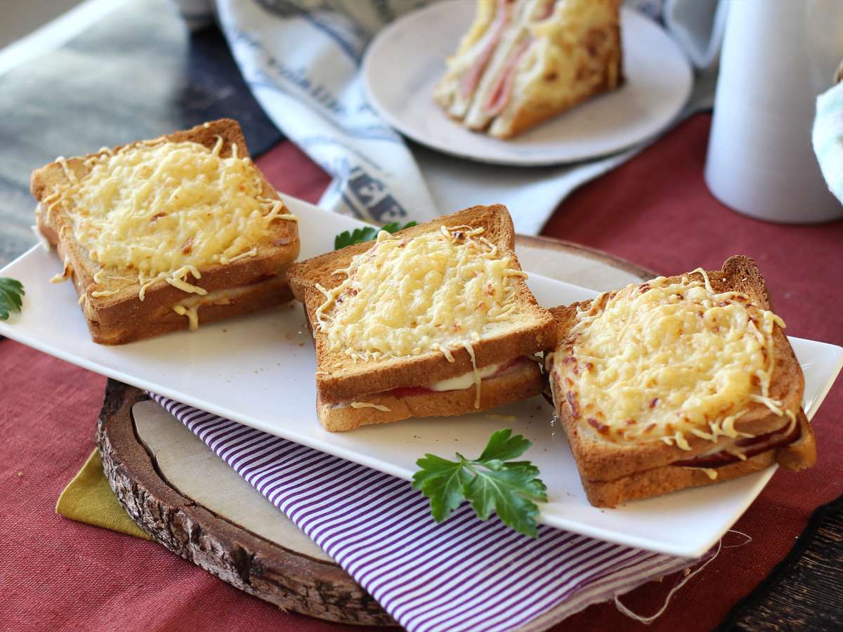 Croque monsieur au air fryer - Recette Ptitchef