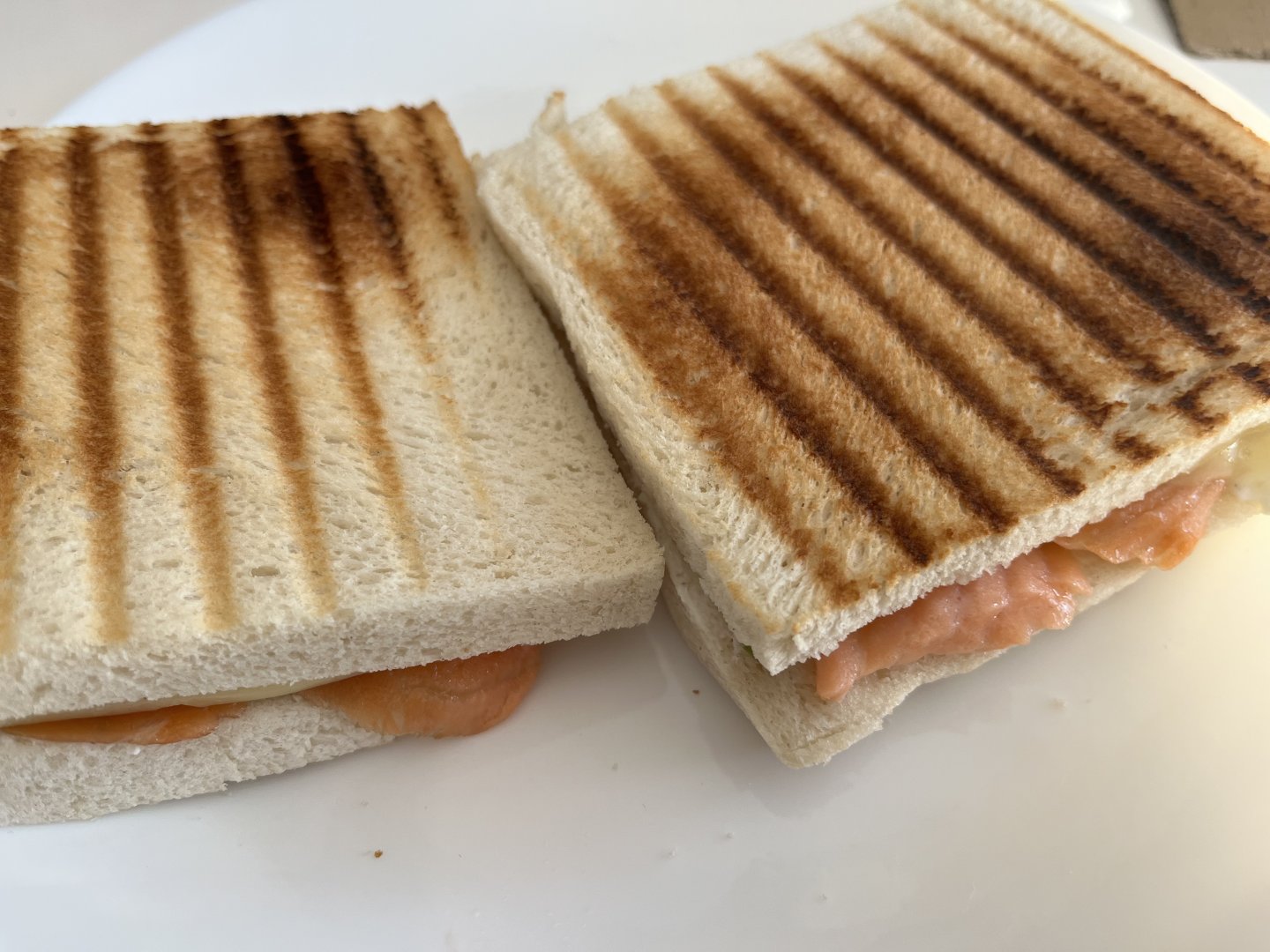 Recette de croque-monsieur saumon fromage