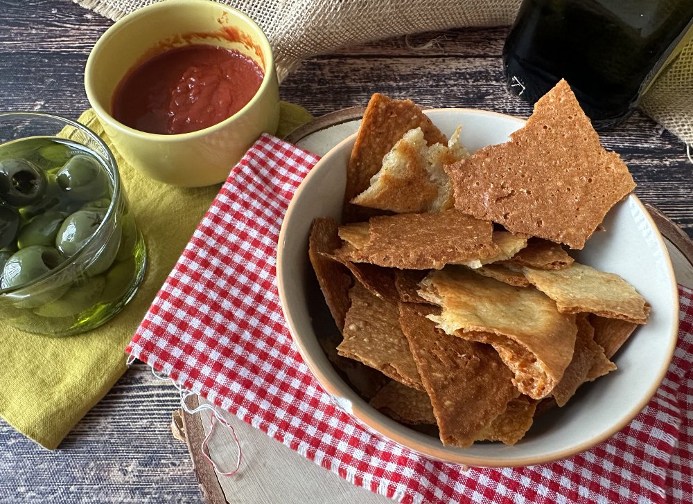 Crostini, le crackers de parmesan super croquant