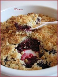 Recette de crumble aux mûres délicieuses