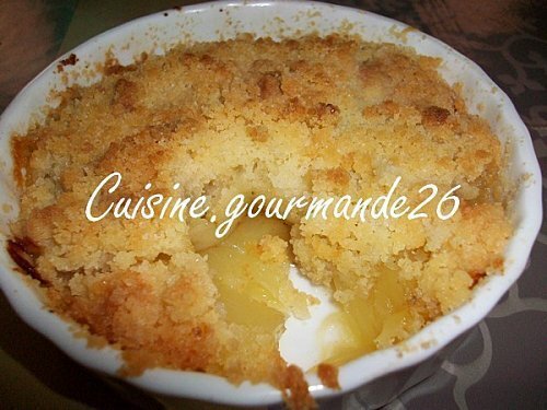Recette de crumble d'ananas à la vanille