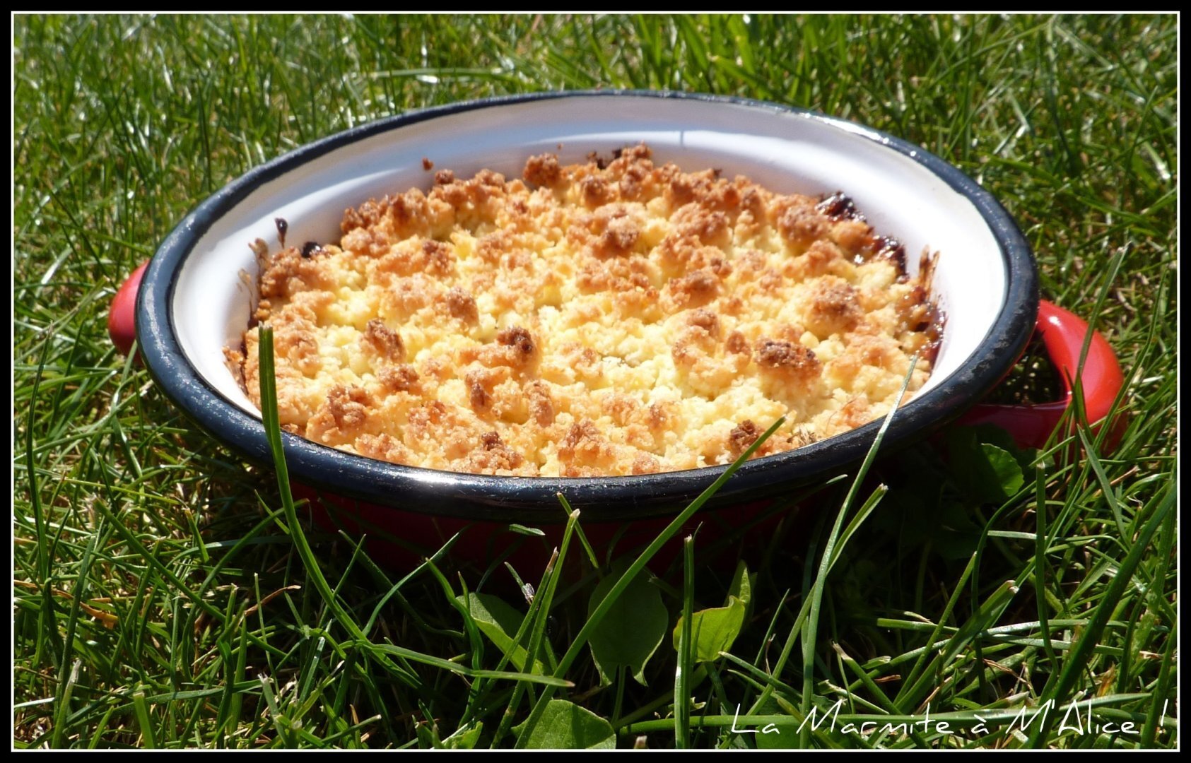 Recette de crumble bananes, noix de coco et praliné