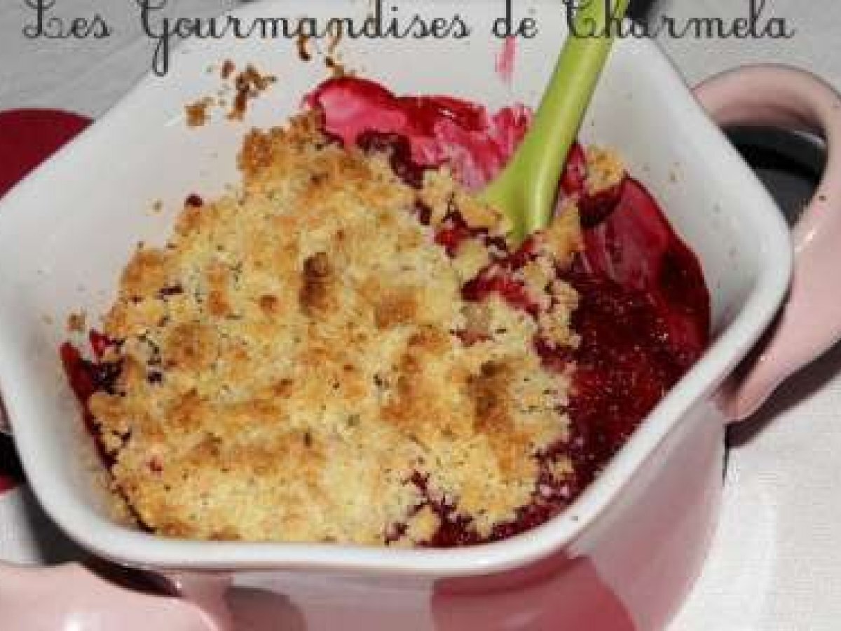 Recette de crumble aux fruits rouges savoureux