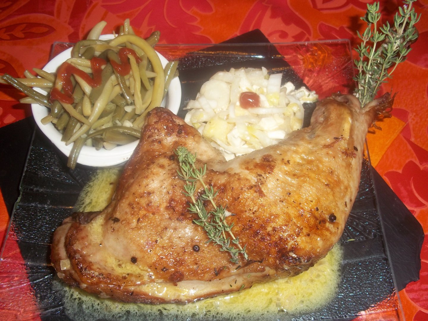 Recette de cuisse de dinde au thym et épices orientales