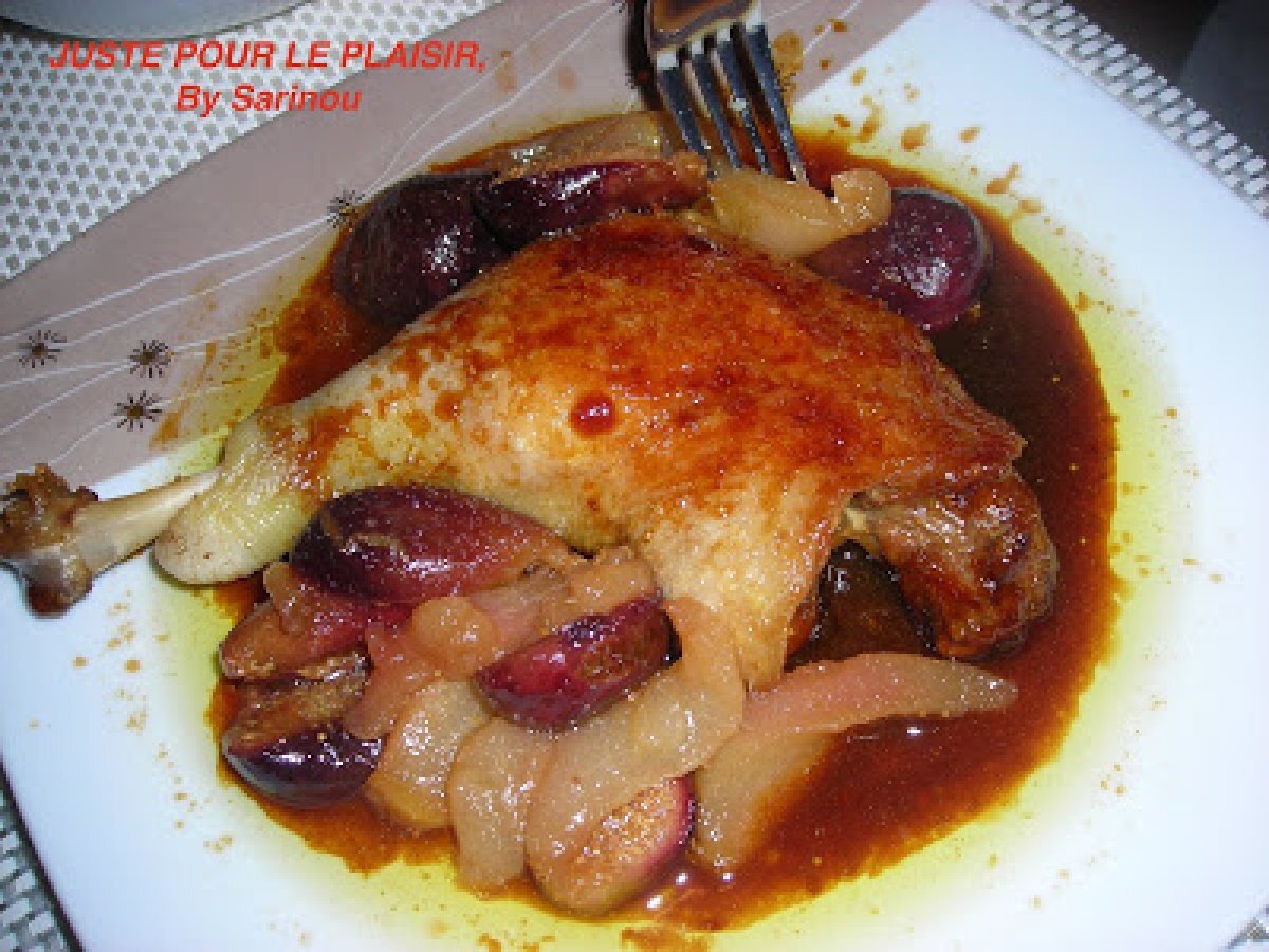 Recette cuisses de canard confites, poires et figues