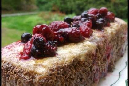 Recette de dacquoise au chocolat et fruits rouges