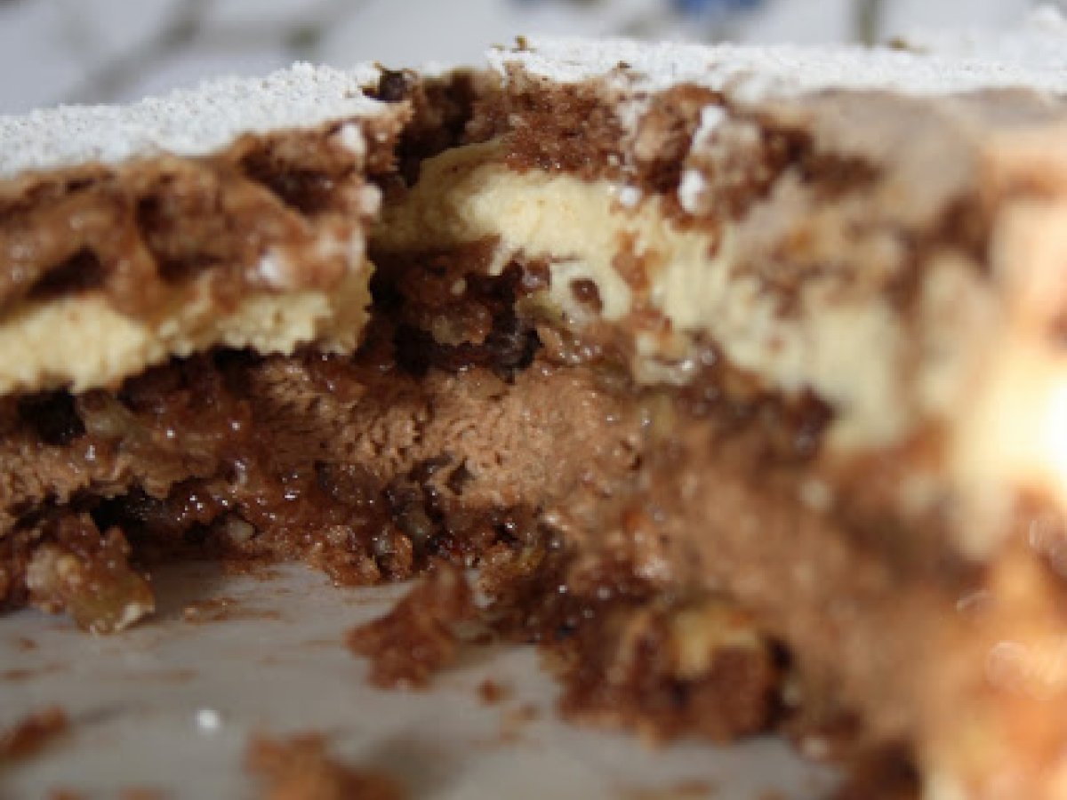 Recette dacquoise noisettes chocolat caramel