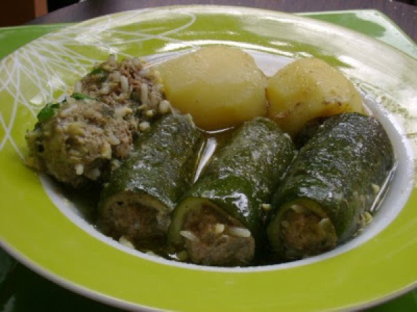 Recette dolma algéroise : courgettes et pommes de terre