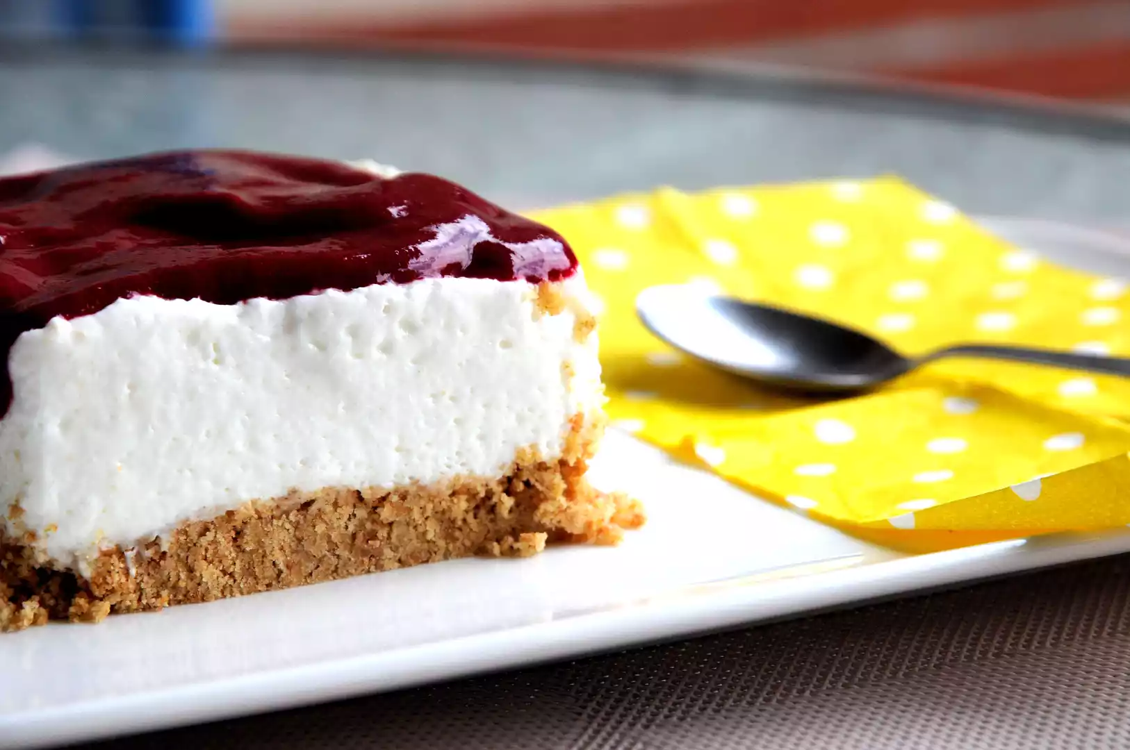 Recette de douceur façon cheesecake allégé