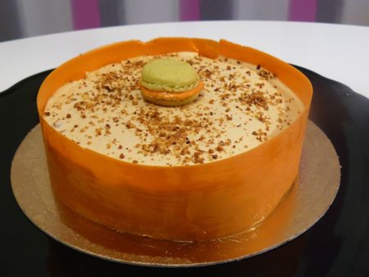 Recette d'entremet poire et caramel gourmand