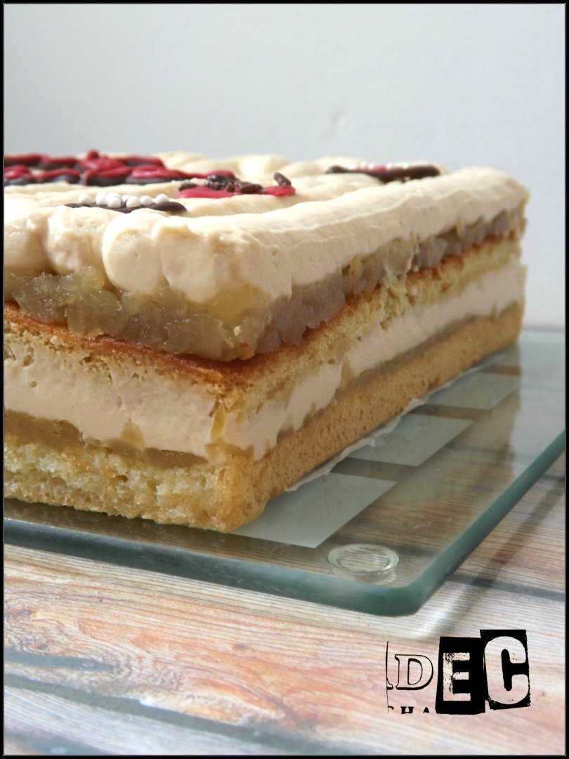 Recette entremet pommes caramel beurre salé