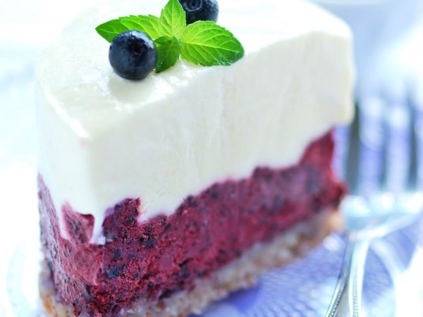 Recette de yaourt aux myrtilles en entremets